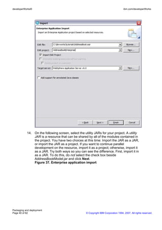 Part 7 packaging and deployment | PDF