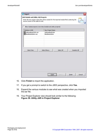 Part 7 packaging and deployment | PDF