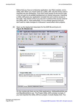 Part 7 packaging and deployment | PDF