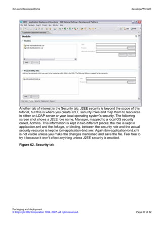 Part 7 packaging and deployment | PDF