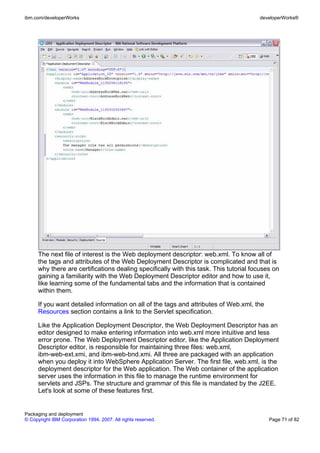 Part 7 packaging and deployment | PDF