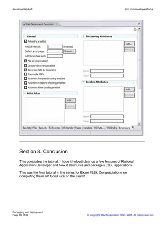Part 7 packaging and deployment | PDF