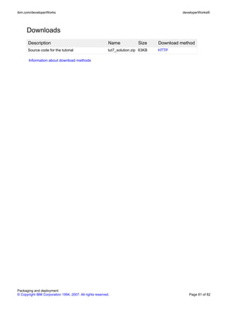 Part 7 packaging and deployment | PDF