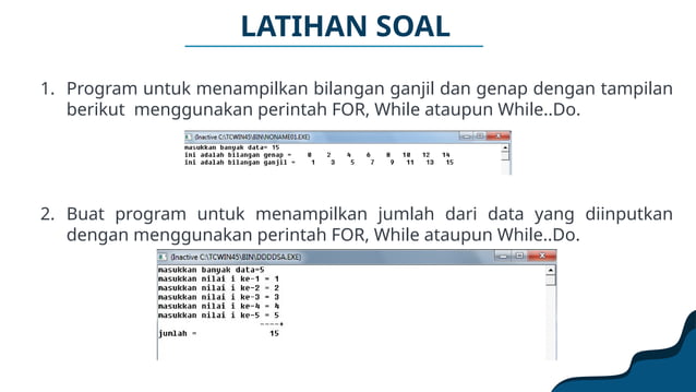 Bagian 7 Perulangan (Looping) TI II.pptx