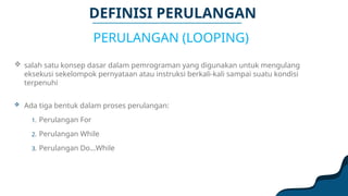 Bagian 7 Perulangan (Looping) TI II.pptx