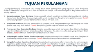 Bagian 7 Perulangan (Looping) TI II.pptx