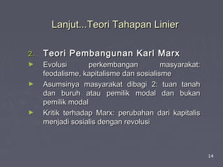 Part 7 (teori pembangunan dunia ketiga ok) | PPT