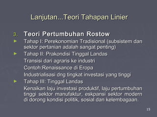 Part 7 (teori pembangunan dunia ketiga ok) | PPT