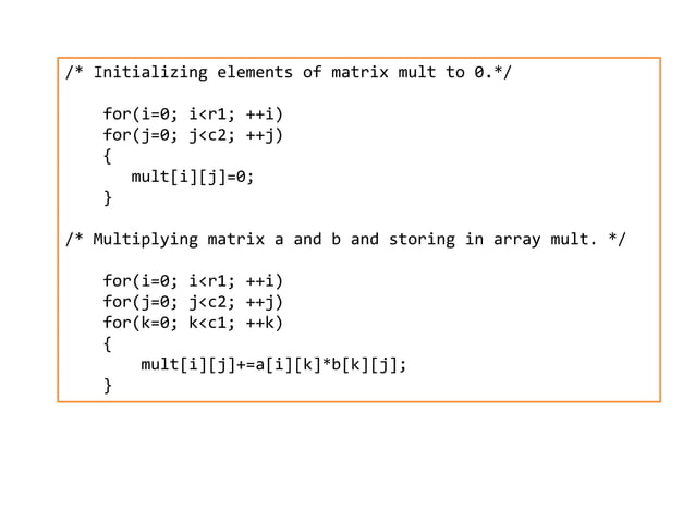 C Programming Language Part 8 | PPTX