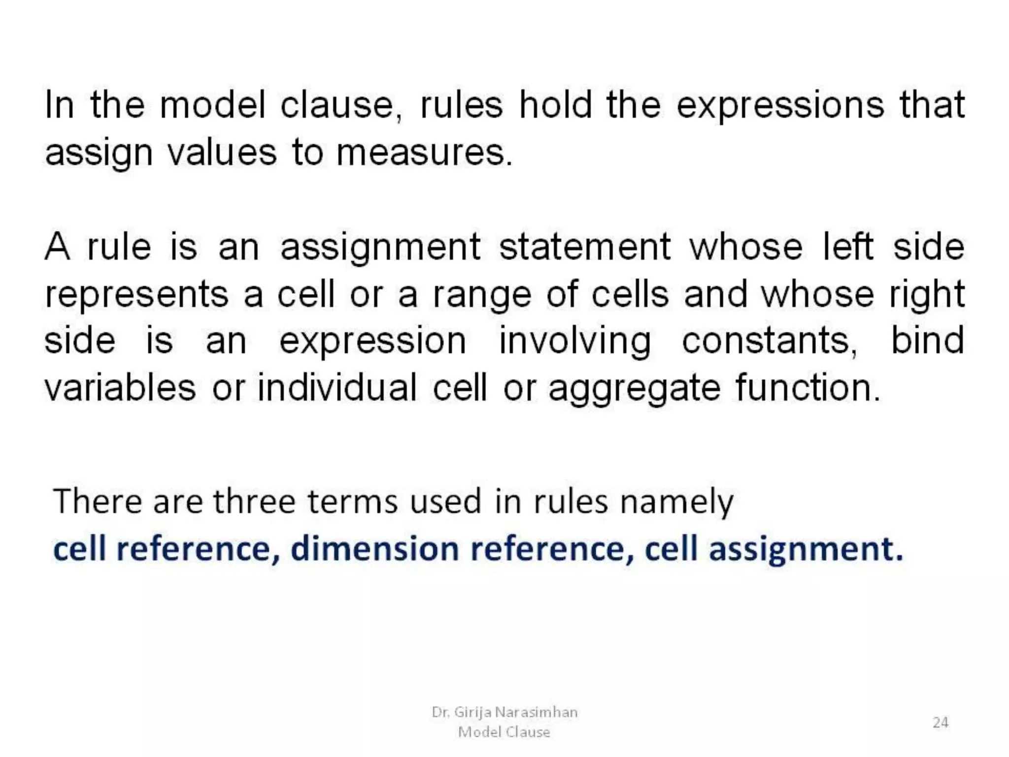 Part 8 sql model-rules | PPT