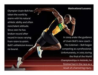 #Usain_Bolt Motivational Quotes | PPT