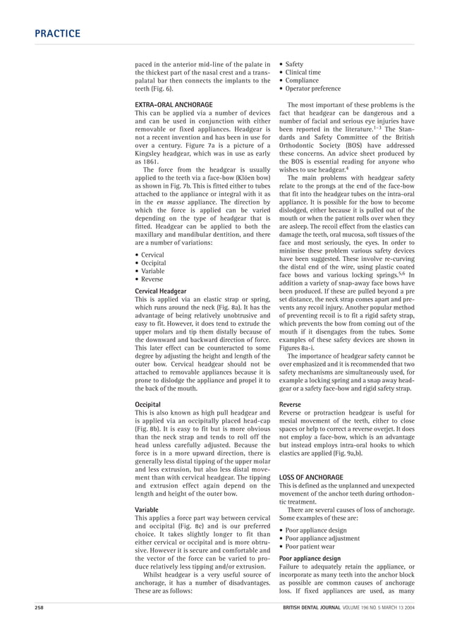 Part 9 anchorage control and distal movement | PDF