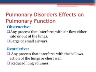 COPD Lecture 9 spirometry of obstructive lung diseases | PDF