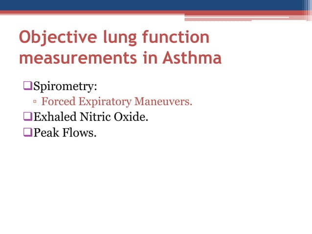 COPD Lecture 9 spirometry of obstructive lung diseases | PDF | Lung and ...