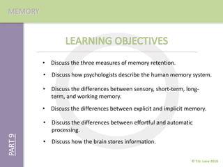 Part 9 (Memory) | PPT