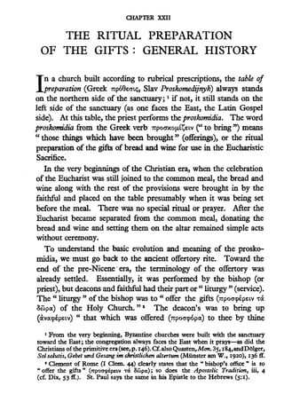 Part 9 notes preparation of the gifts | PDF