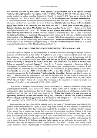 Part9 The Tabernacle Of David. | PDF | Christianity | Religion ...