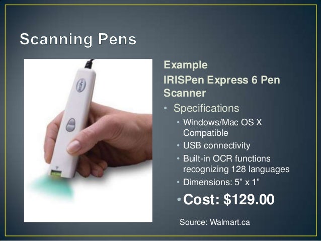 Part A--Scanners, Conversion