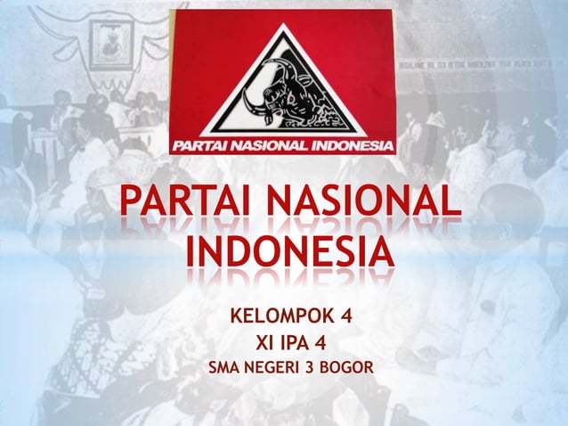 Partai nasional indonesia | PPTX