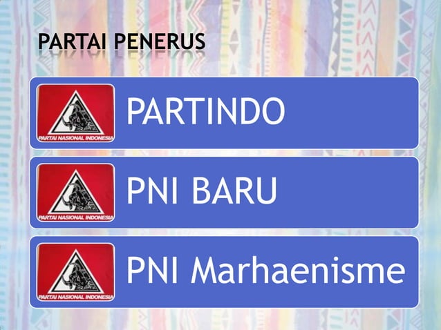Partai nasional indonesia | PPTX