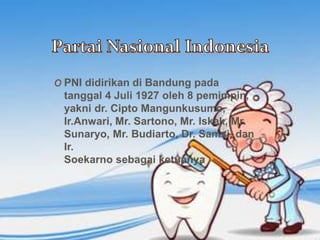 Partai nasional indonesia (pni) | PPTX