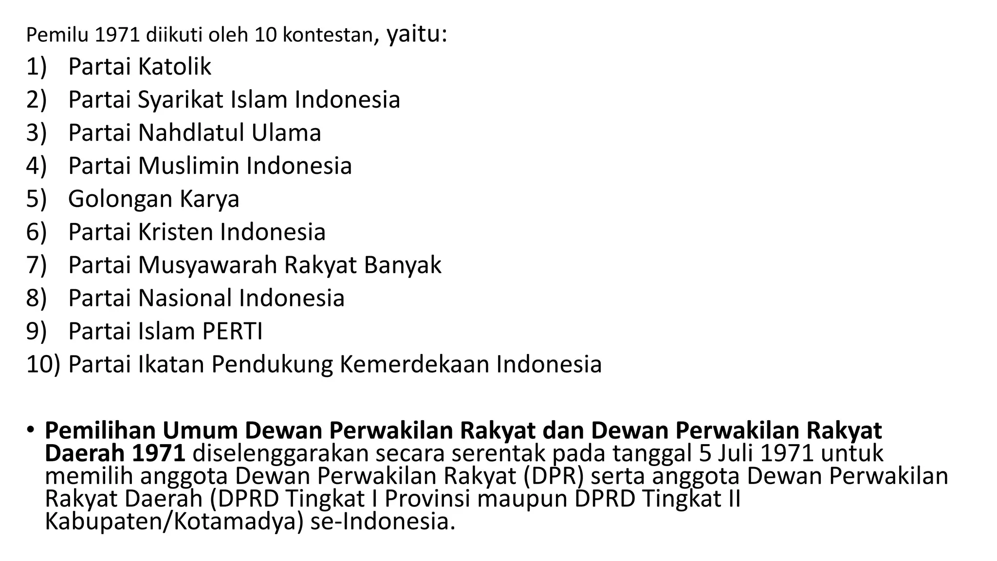 Partai Politik dan Sistem Politik di Indonesia | PPTX