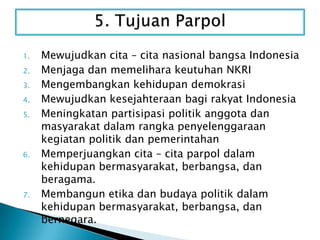 Partai politik di indonesia | PPTX