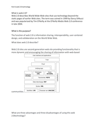 Part b | DOCX | Web Development | Internet