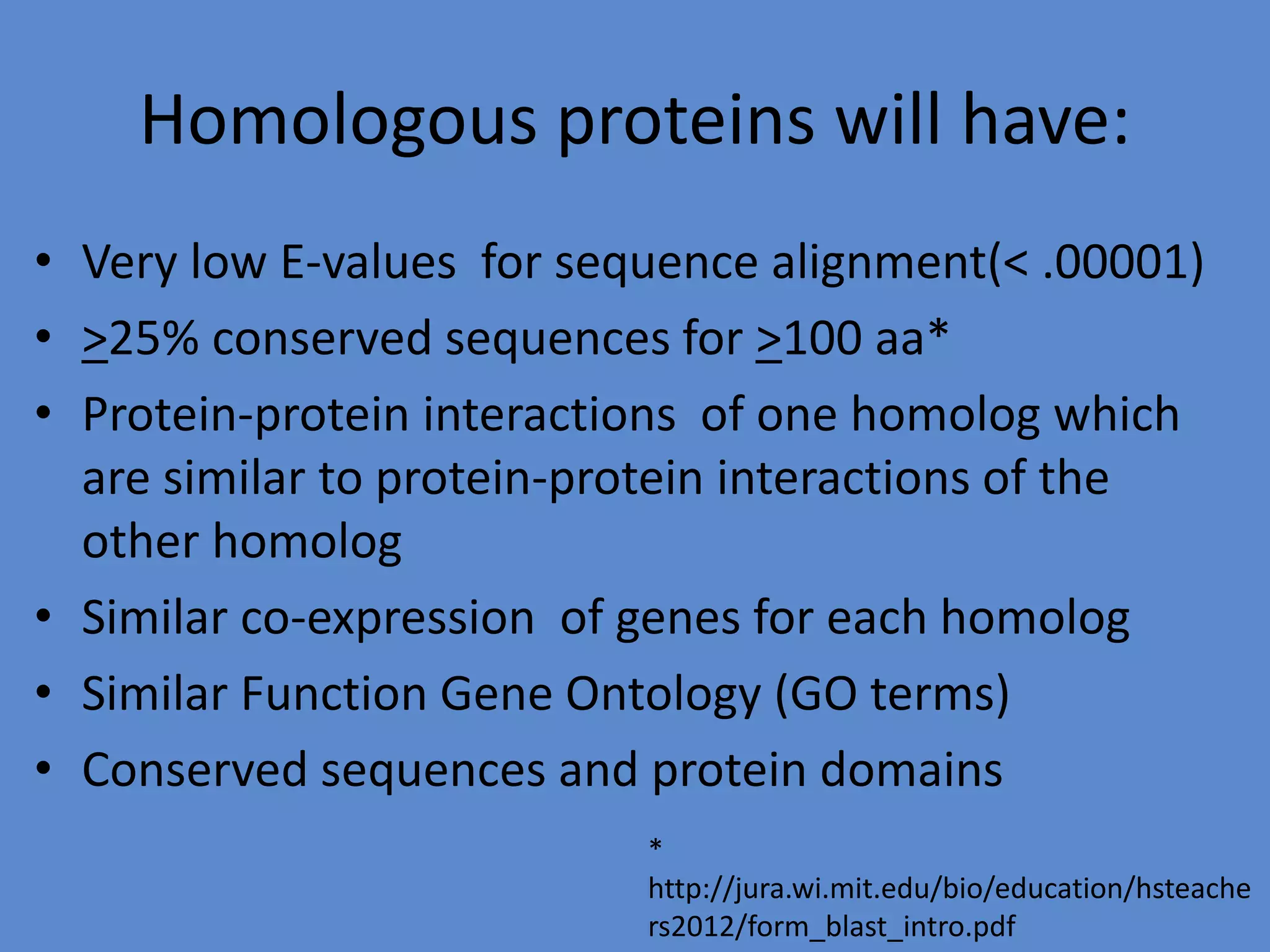 Introduction to Gene Mining: Part B: How similar are plant and animal ...