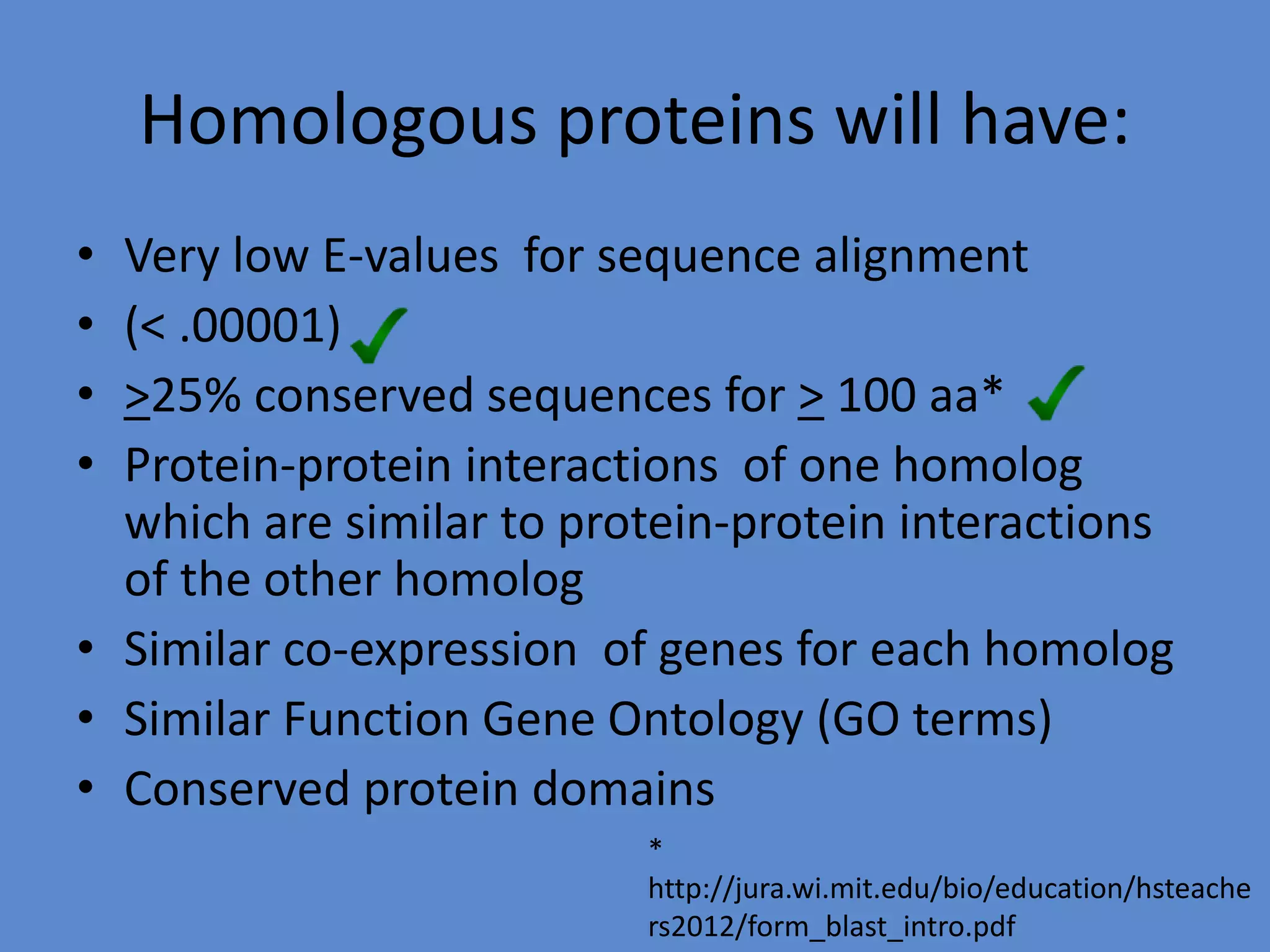 Introduction to Gene Mining: Part B: How similar are plant and animal ...