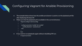 Automating with ansible (Part B) | PPT