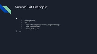 Automating with ansible (Part B) | PPT
