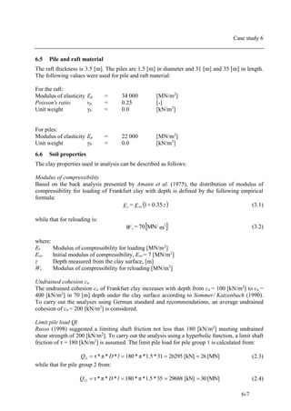 Skyper (Frankfurt) piled raft foundation using ELPLA | PDF
