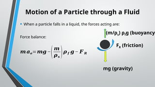 Partcle dynamics for flow of particles in fluid | PPTX