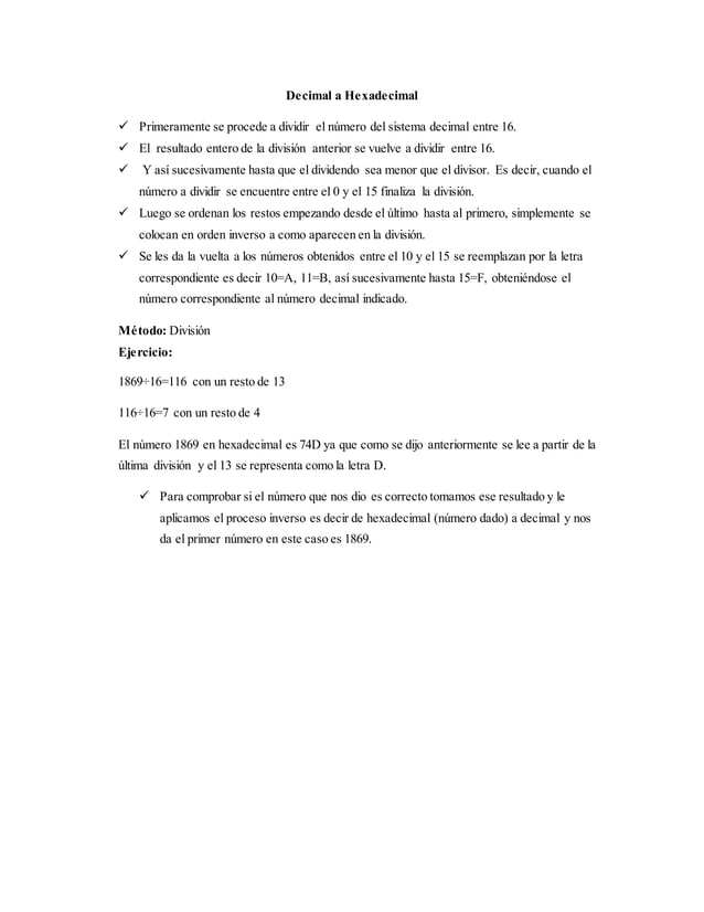 Conversiones Entre Sistemas Numericos Pdf