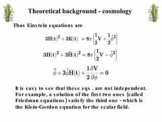 Introduction to cosmology and numerical cosmology (with the Cactus code ...