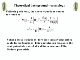 Introduction to cosmology and numerical cosmology (with the Cactus code ...