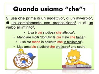 Parte c comparativi e superlativi | PPTX