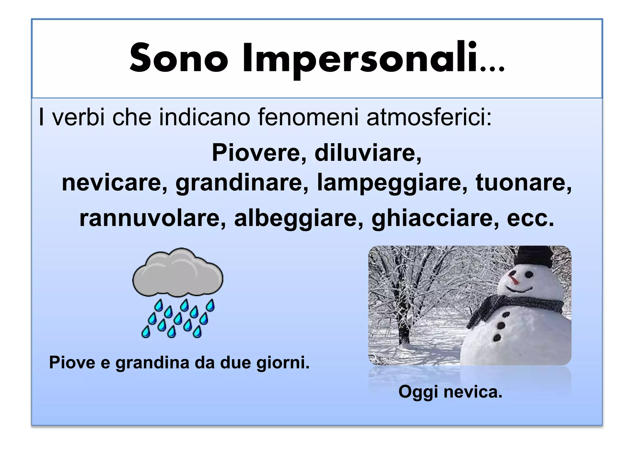 Parte d forma impersonale