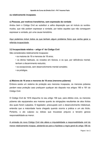 Direito Civil Parte Geral Aula 02 | DOC