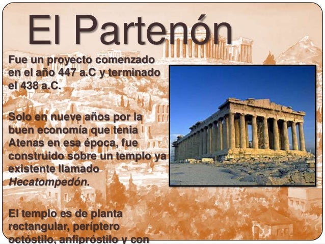 Partenon Análisis Arquitectonico