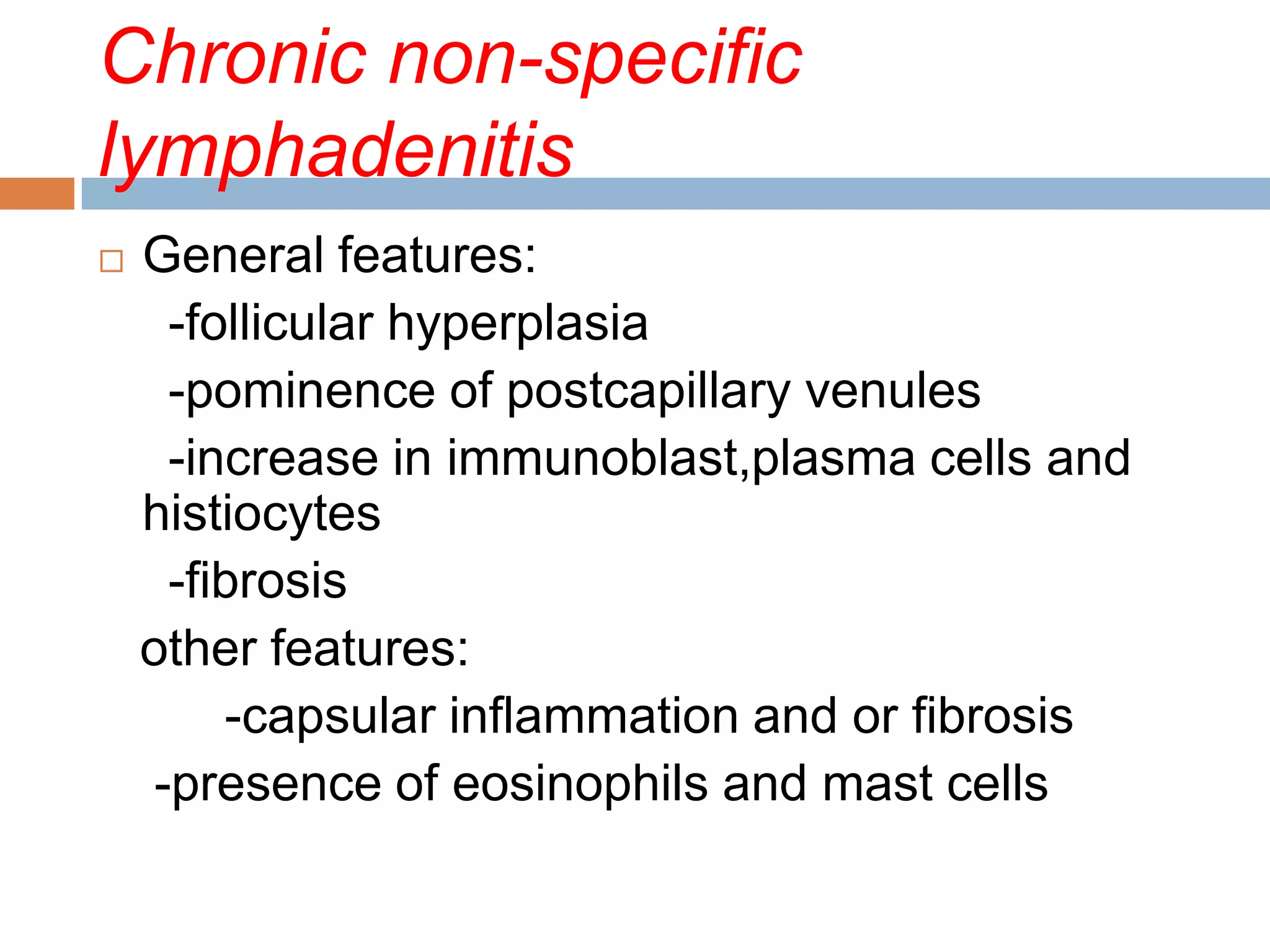 Pattern of inflammatory diseases in lymph node biopsy | PPTX | Ear ...