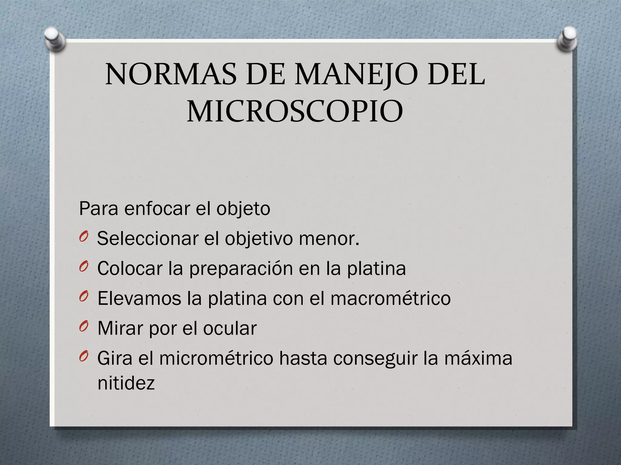 EL MICROSCOPIO | PPT
