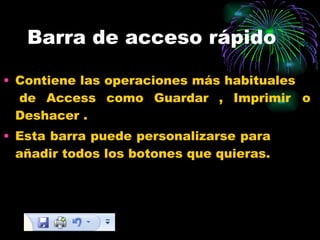 Partes de access | PPT