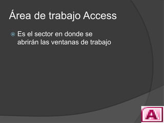 Partes de access | PPTX