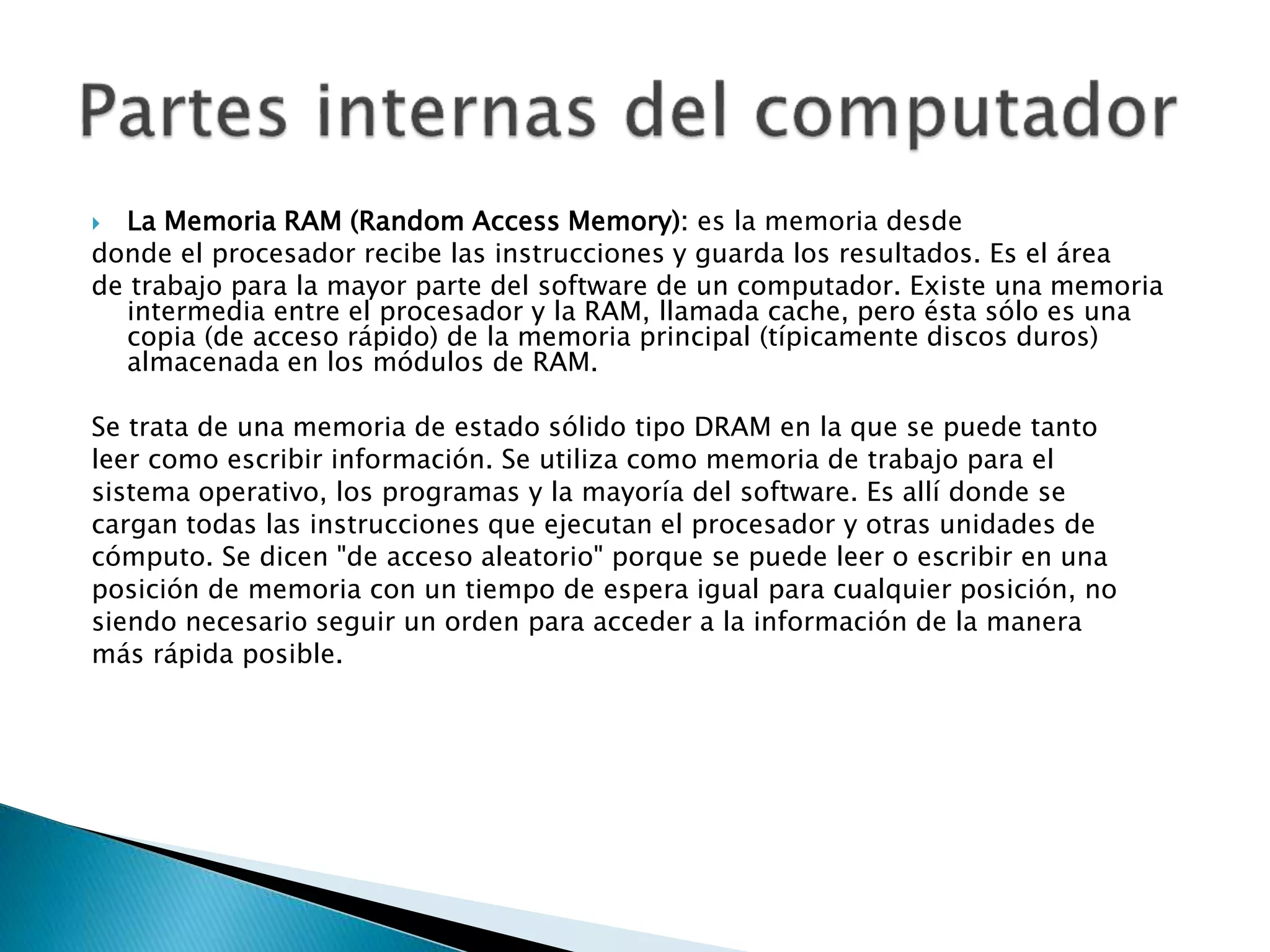 Partes de la computadora | PPTX