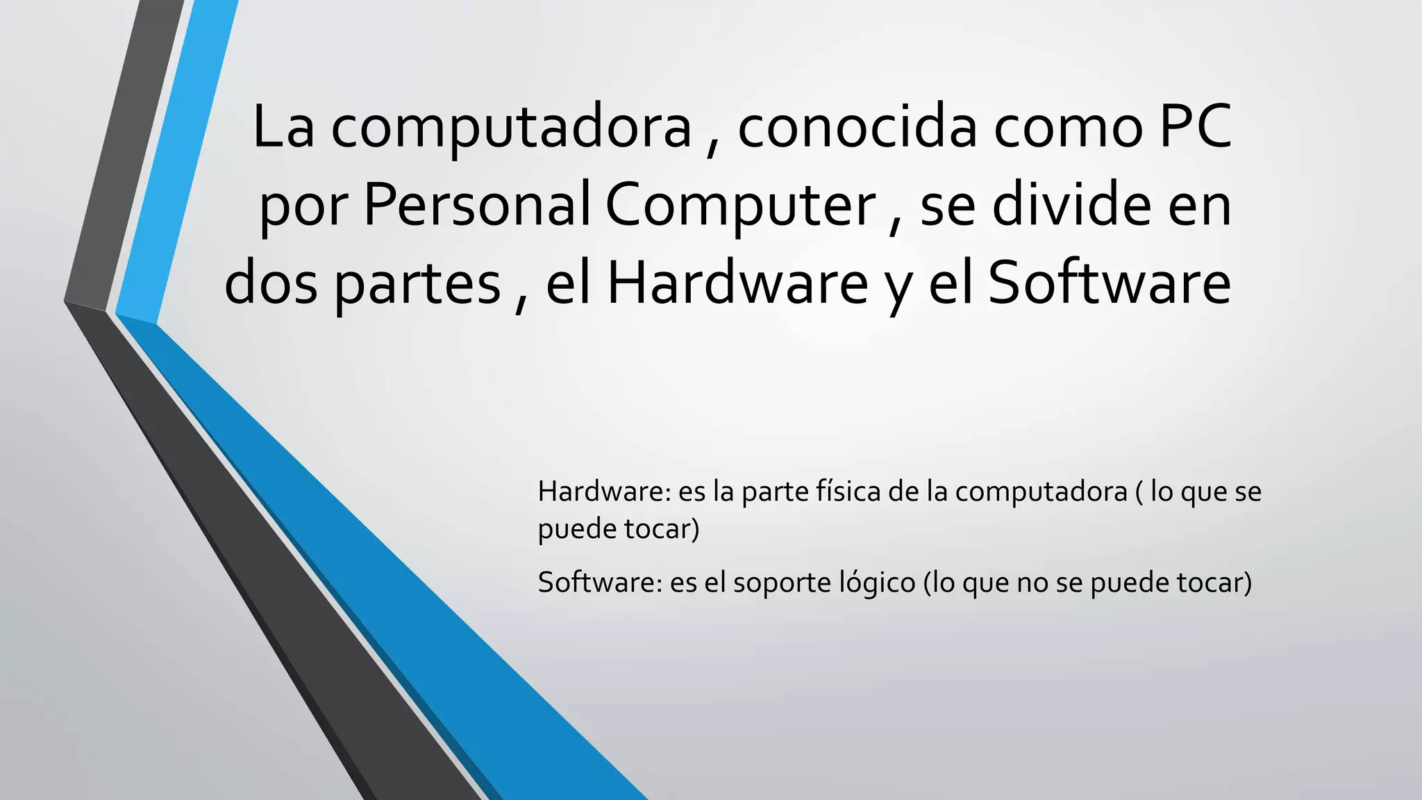 Partes de la computadora | PPT