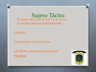 Sujeto, predicado | PPT