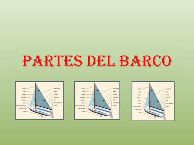 Partes del barco | PPTX