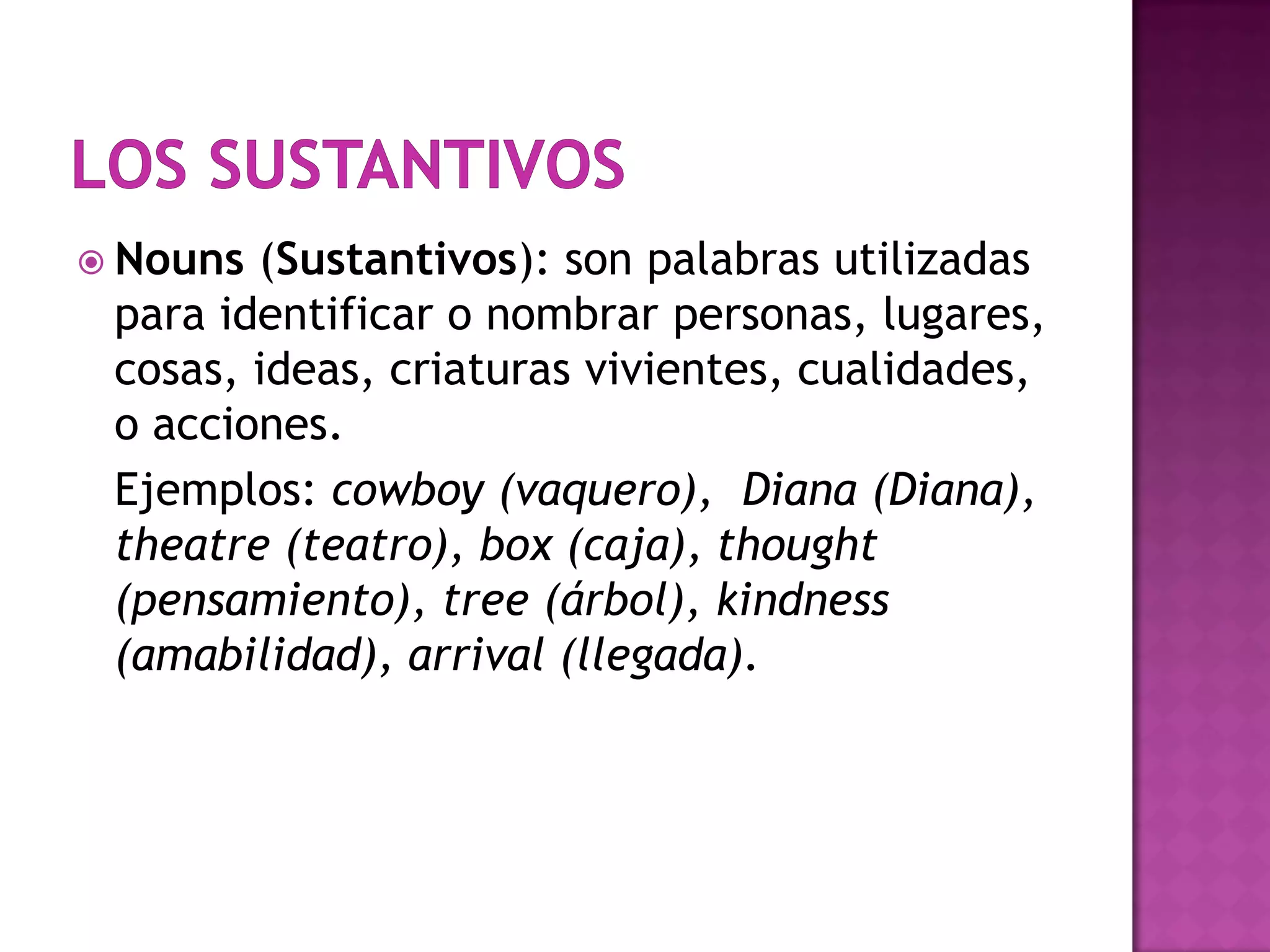 Partes del habla | PDF